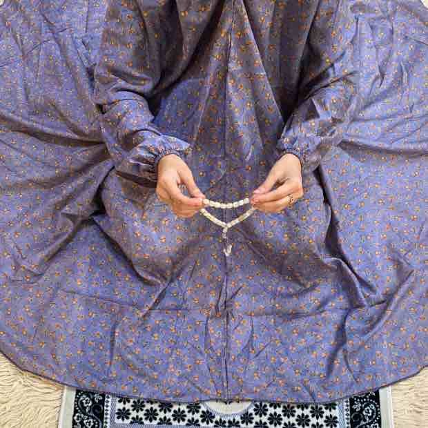 Namaz Chadar - Dove Iris - Find peace in every prayer.