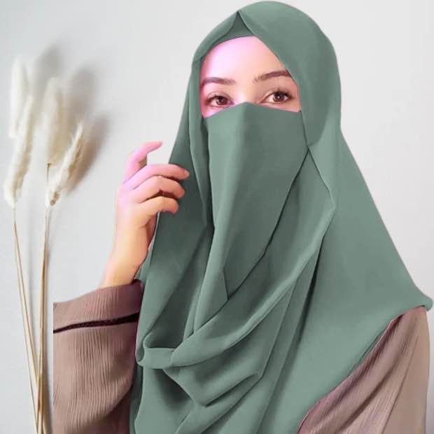 Misri Hijab - Monastic Sage Green - Confidence, wrapped and ready.